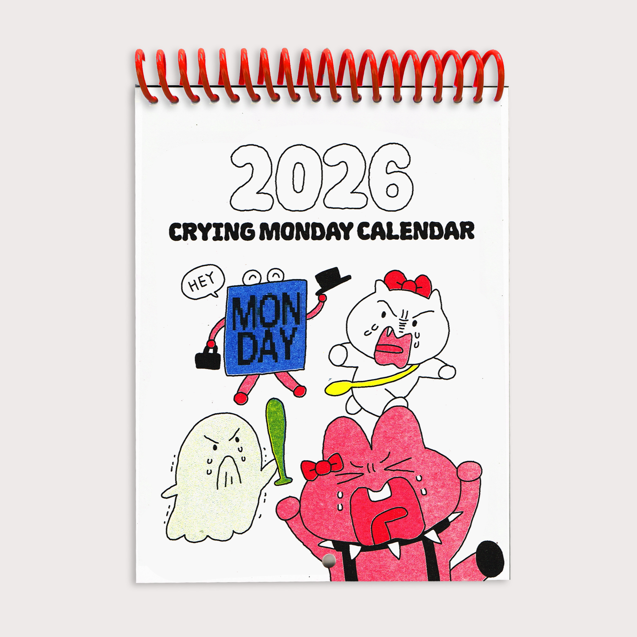 Crying Monday Calendar 2026 – JUMBO PRESS
